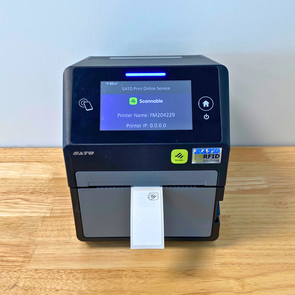 Sato CT4-LX NFC Printer Package – Scannable