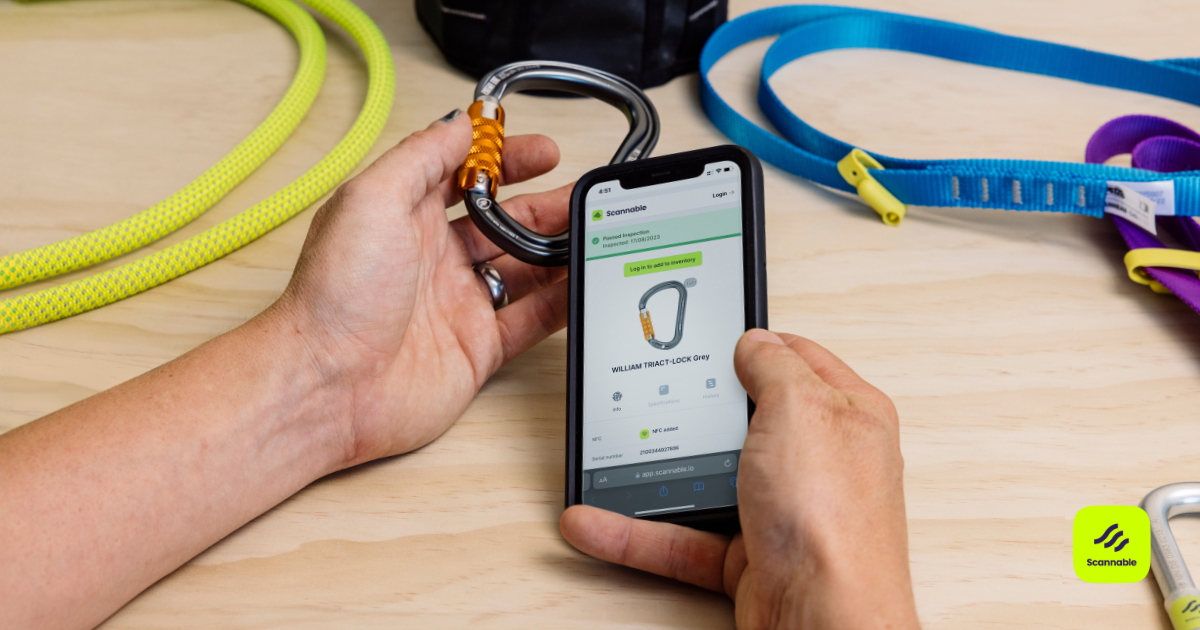 Carabiner / Connector Tags – Scannable